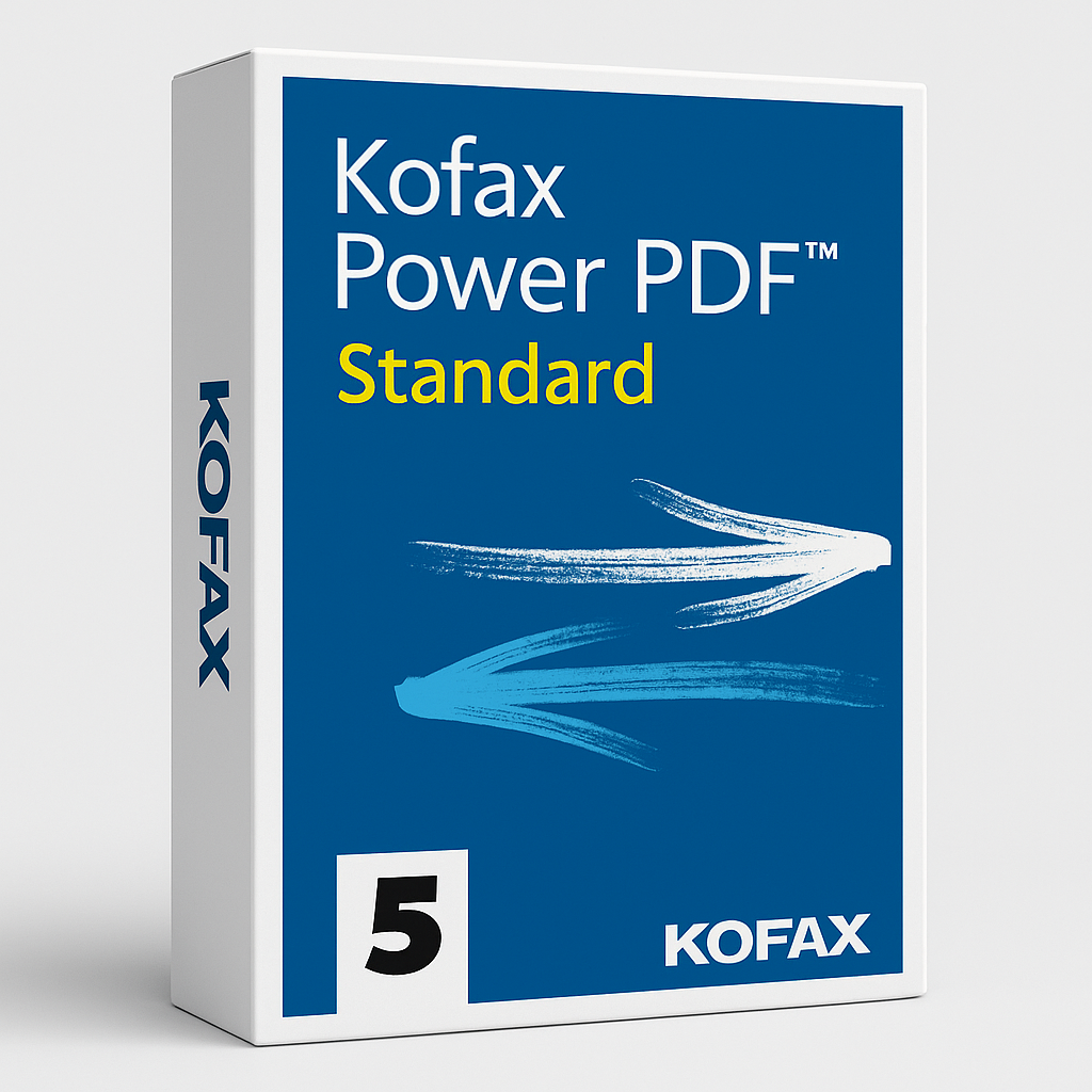 Kofax Power PDF Standard v5 for Windows – Kofax Power PDF & PDF Software